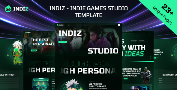 Indiz – Games Studio HTML Template by UIAXIS | ThemeForest